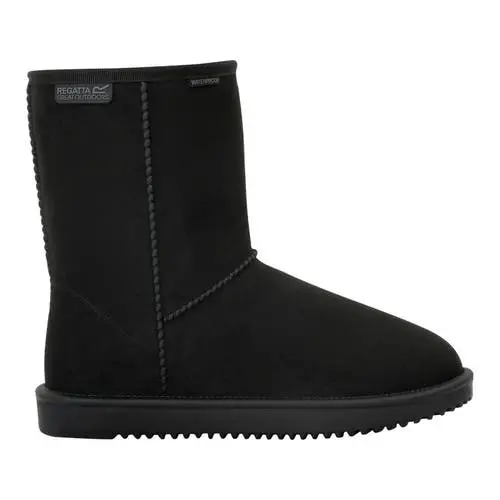 REGATTA Risely Waterproof Faux Fur Lined Winter Boots - Black