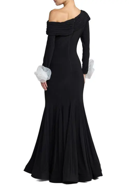 Mac Duggal One Shoulder Mermaid Gown