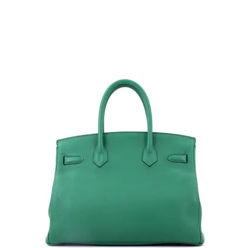 Hermès Birkin Handbag Verso Clemence With Palladium Hardware 30