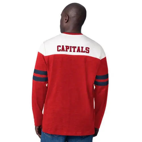 STARTER Washington Capitals Blitz Durene Long Sleeve T-shirt