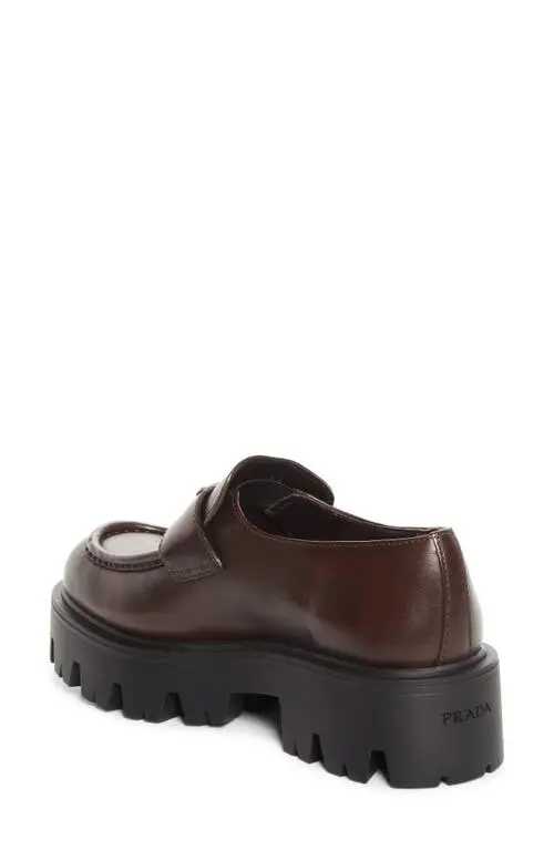 Prada Lug Sole Loafer