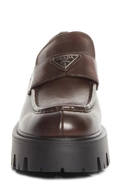 Prada Lug Sole Loafer