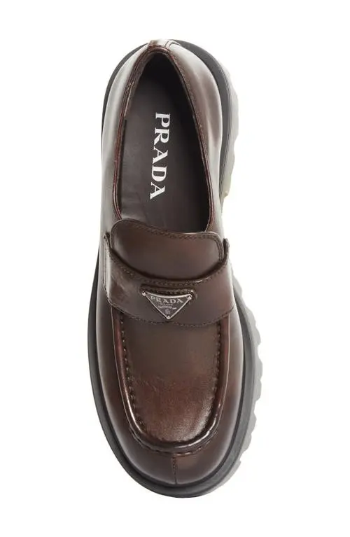 Prada Lug Sole Loafer