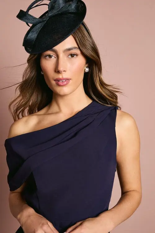 Coast One Shoulder Twist Front Pencil Dress