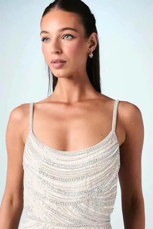 Coast Embellished Strappy Maxi Dress