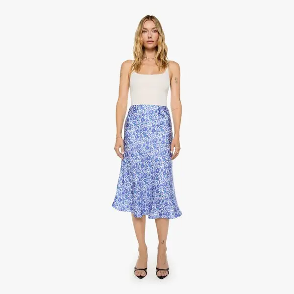 La Prestic Ouiston Nola Silk Midi Skirt