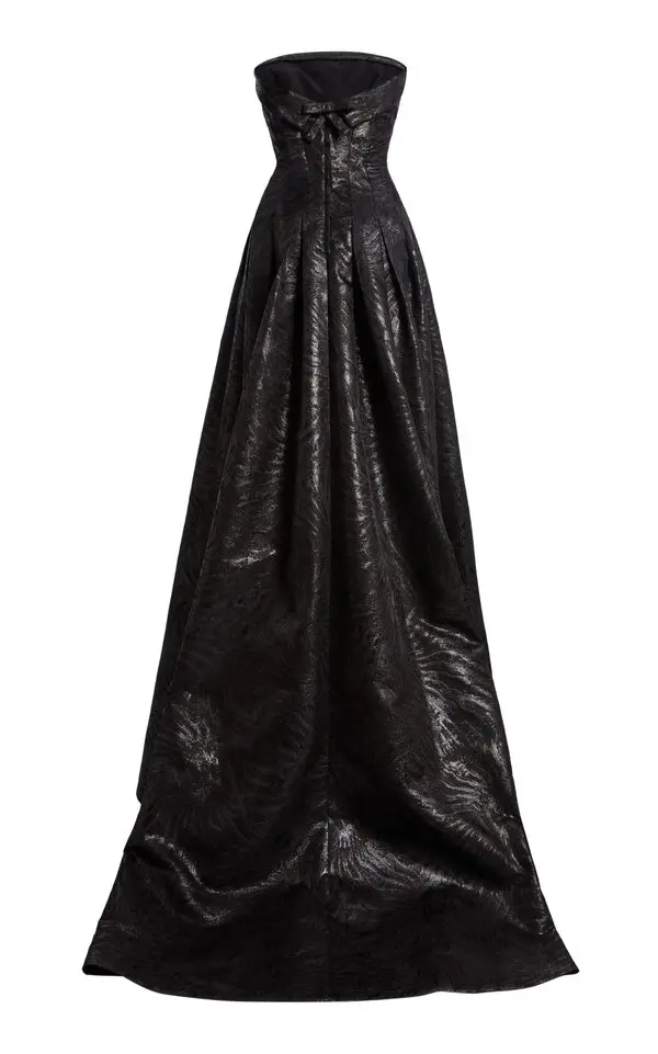 Zuhair Murad Heavy Jacquard Gown Dress
