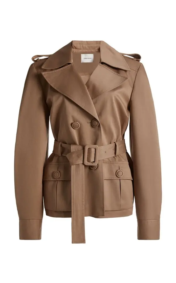 Zuhair Murad Gabardine Jacket - Brown