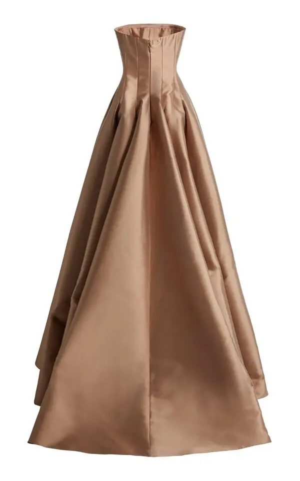 Zuhair Murad Mikado Corset Gown Dress