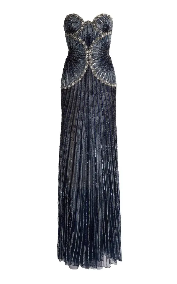 Zuhair Murad Embroidered Tulle Gown