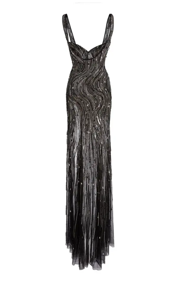 Zuhair Murad Embellished Tulle Gown