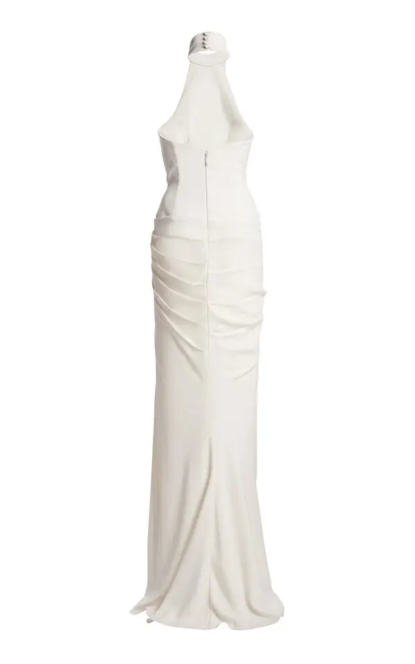Zuhair Murad Embroidered Halter Neck Gown
