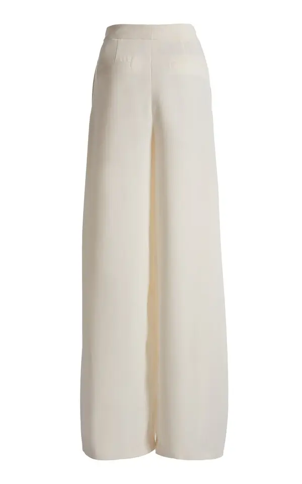 Zuhair Murad Heavy Cady Wide Bottoms/pants