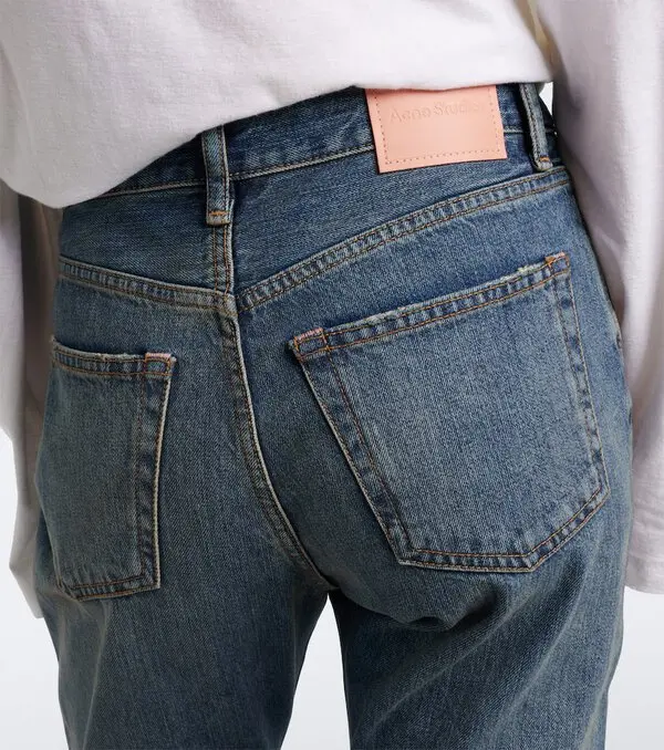 Acne Studios Faded Bootcut Jeans - Blue