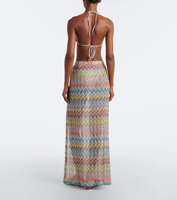 Missoni Zigzag Lam� Beach Cover-up