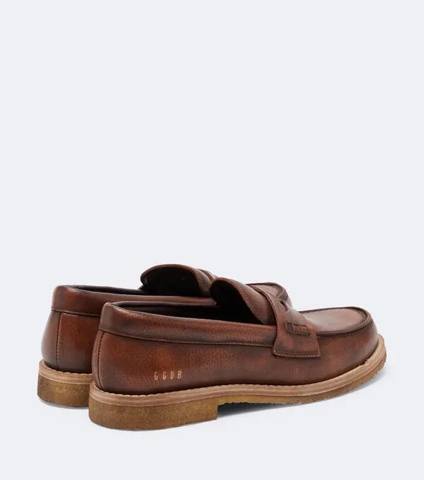 GOLDEN GOOSE Jerry Leather Penny Loafers