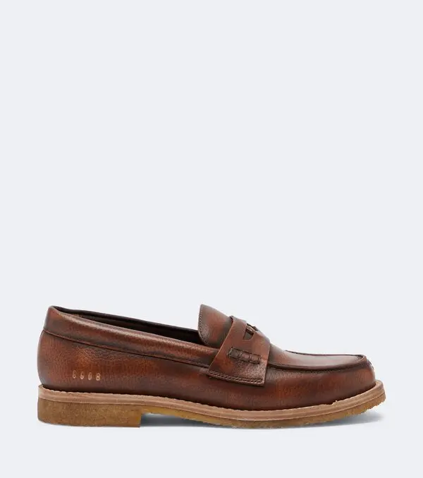 GOLDEN GOOSE Jerry Leather Penny Loafers