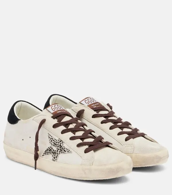 GOLDEN GOOSE Super-star Leather Sneakers - White