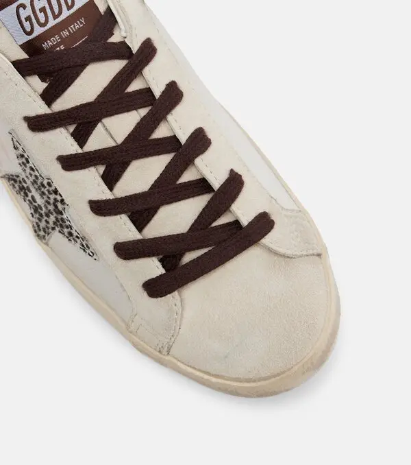 GOLDEN GOOSE Super-star Leather Sneakers - White