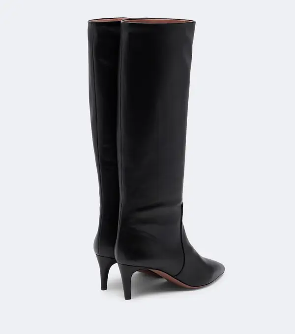 Paris Texas Stiletto Leather Knee-high Boots