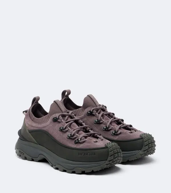 Moncler Trailgrip Lite3 Suede Sneakers - Purple