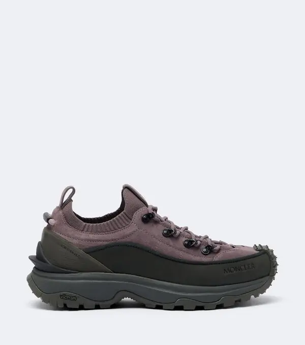 Moncler Trailgrip Lite3 Suede Sneakers - Purple