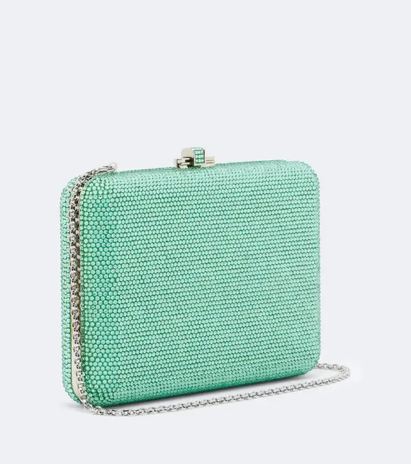 Judith Leiber Slim Slide Embellished Clutch