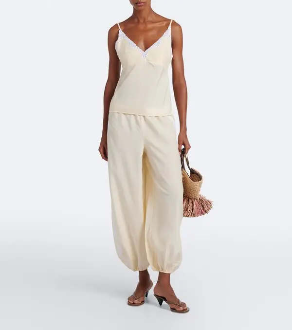 Posse Tabitha Embroidered Balloon Pants