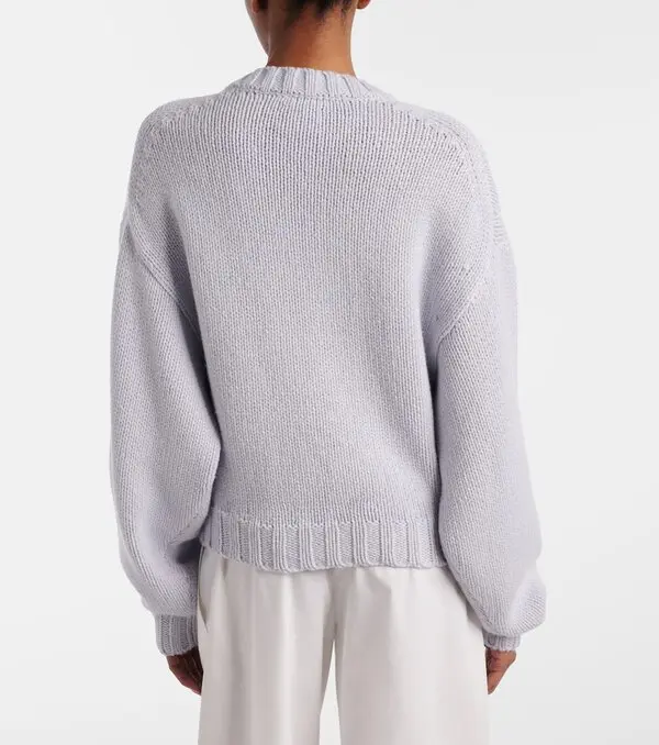 Khaite Gemma Oversized Cashmere Sweater - Blue