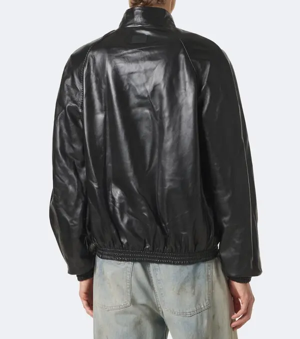 Acne Studios Lokot Leather Jacket - Black
