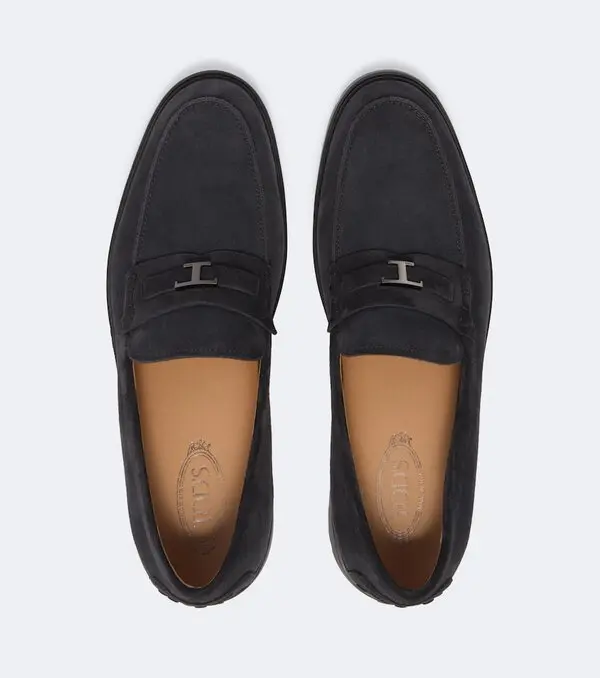 TOD'S Suede Penny Loafers