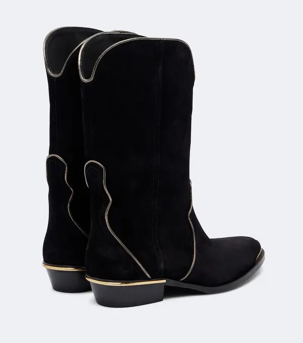 Isabel Marant Étoile Elbini Suede Cowboy Boots