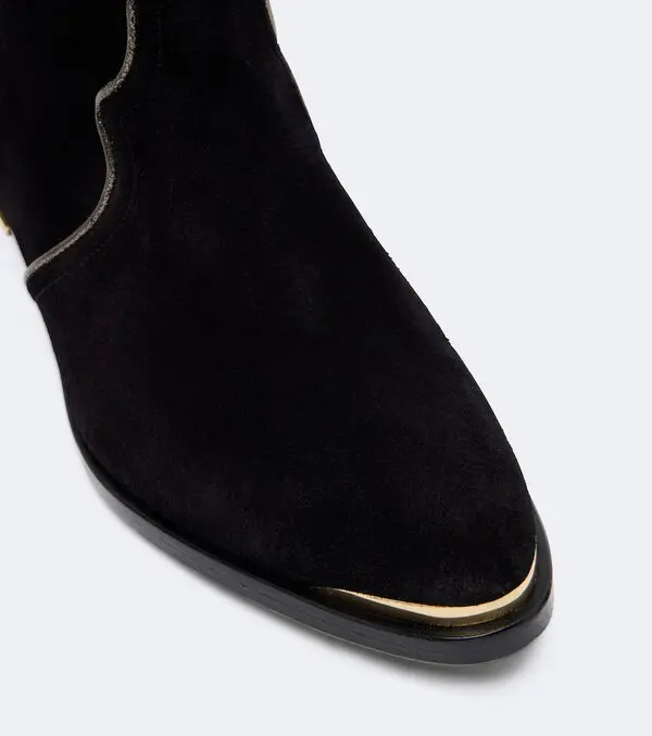 Isabel Marant Étoile Elbini Suede Cowboy Boots