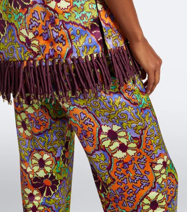 ALEMAIS Al�mais Joanna Floral Fringed Top