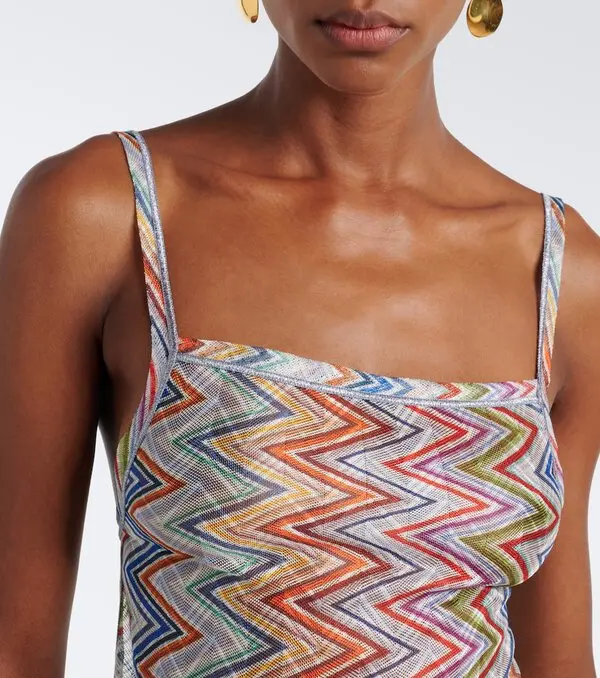 Missoni Zigzag Open-back Top - Multicoloured