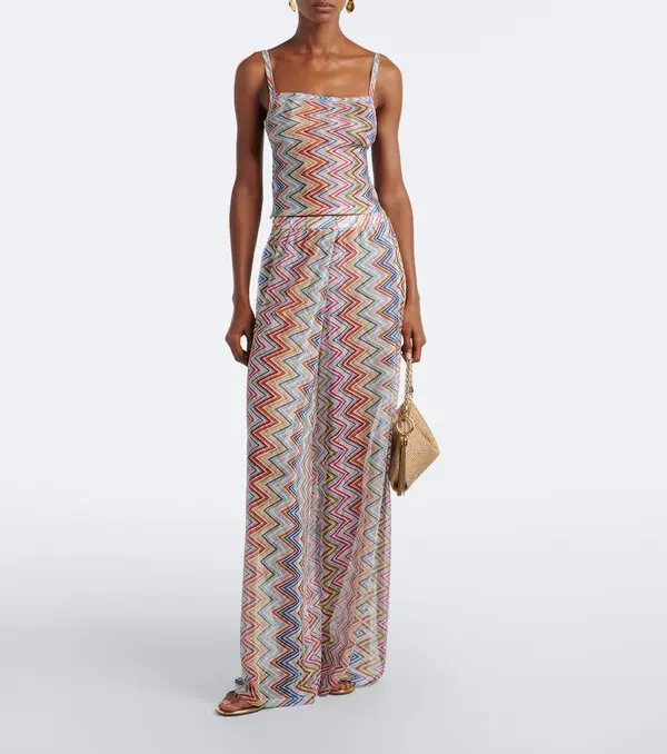 Missoni Zigzag Open-back Top - Multicoloured