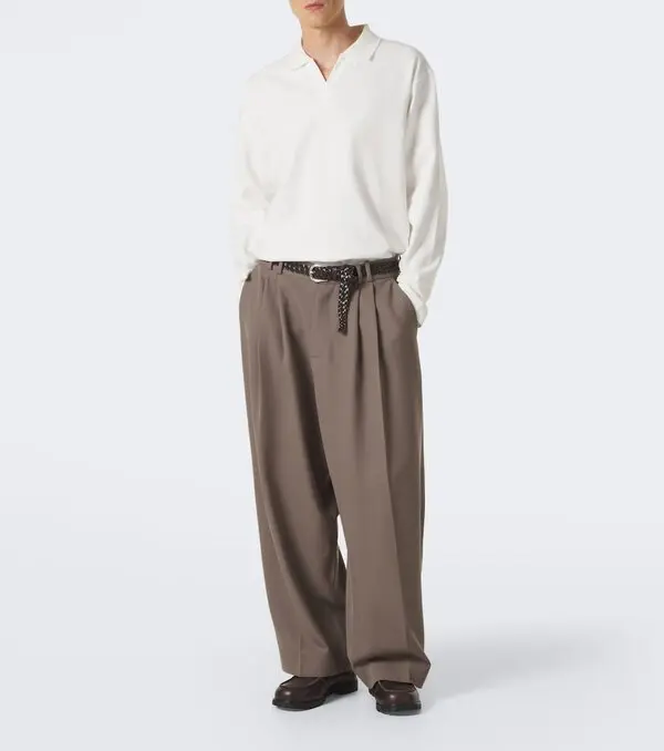 Studio Nicholson Line Wide-leg Trousers