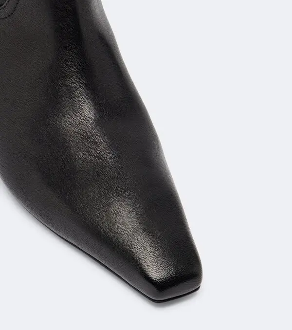 Paris Texas Bettina Leather Knee-high Boots - Black