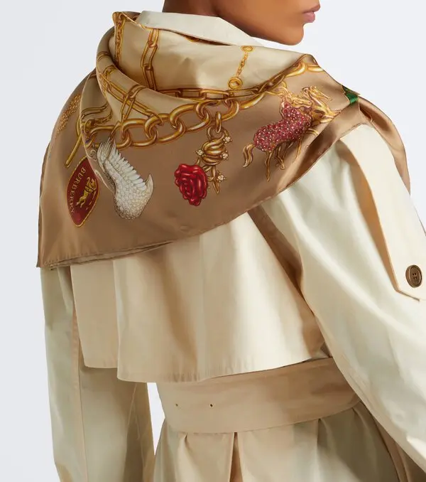Burberry Printed Silk Twill Scarf