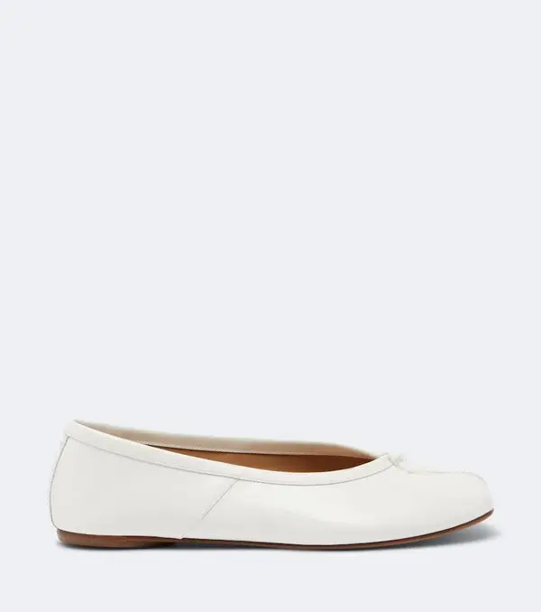 MAISON MARGIELA Tabi Leather Ballet Flats