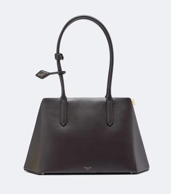 Alaïa Prisme Leather Shoulder Bag - Brown
