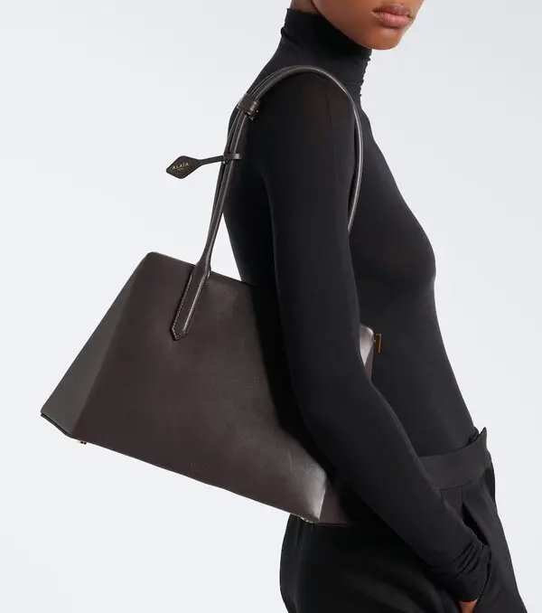 Alaïa Prisme Leather Shoulder Bag