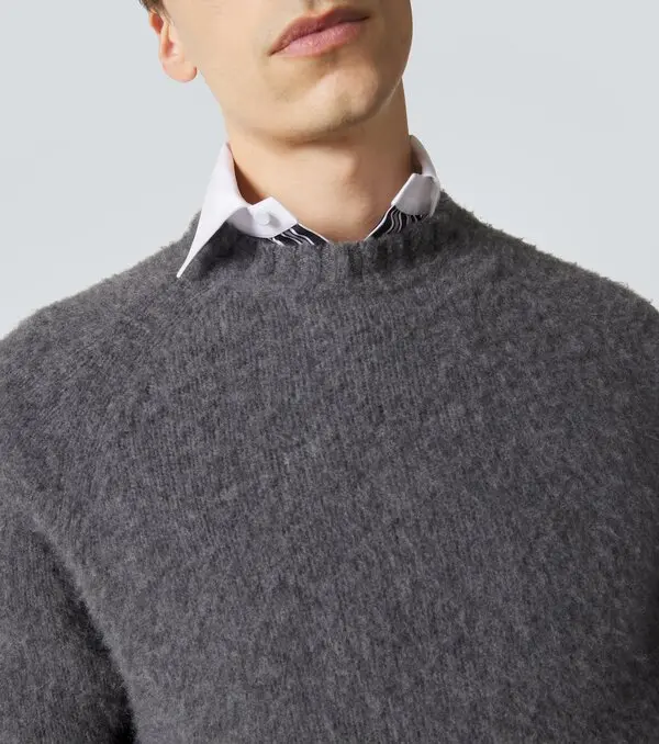 TOM FORD Cashmere Crew Neck Sweater - Grey