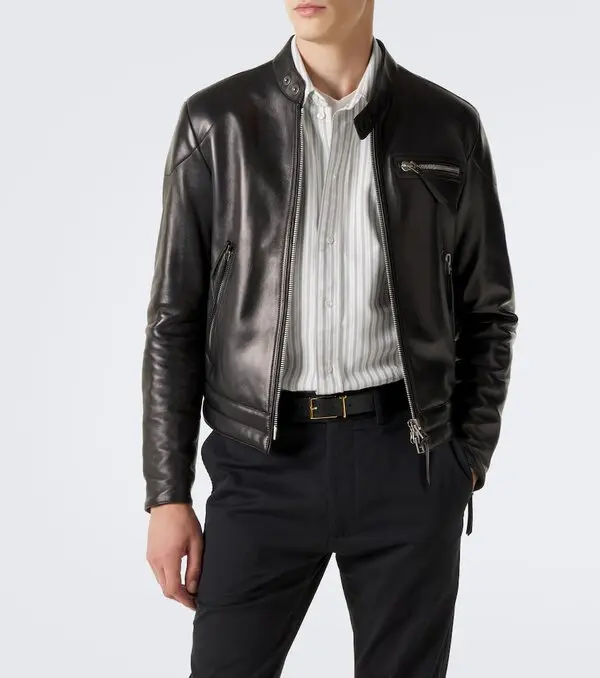 TOM FORD Leather Biker Jacket