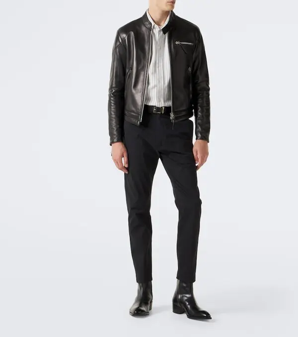 TOM FORD Leather Biker Jacket