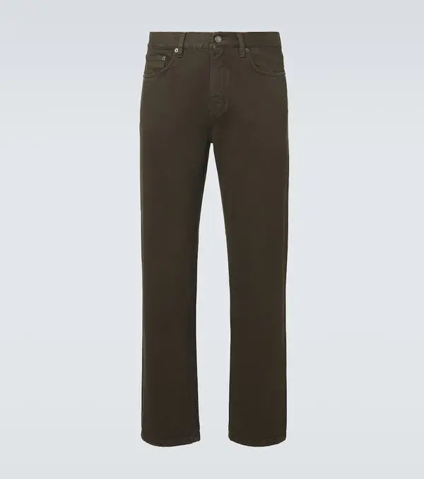 Zegna Straight Jeans In Cashmere - Beige