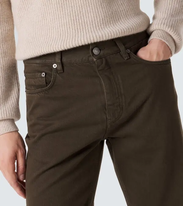 Zegna Straight Jeans In Cashmere