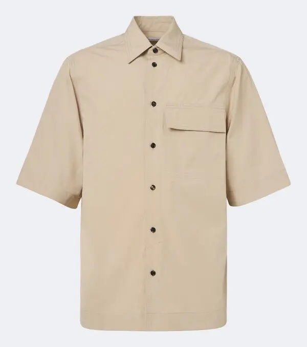 Bottega Veneta Cotton Canvas Shirt - Beige
