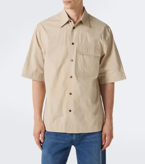 Bottega Veneta Cotton Canvas Shirt - Beige