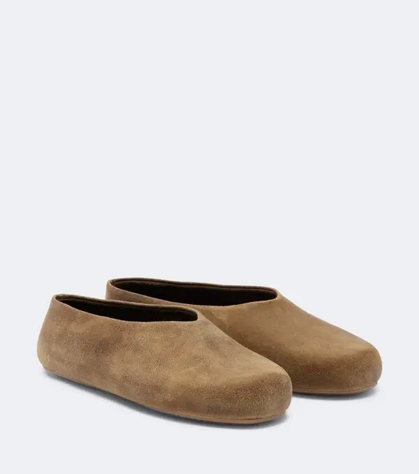 GOLDEN GOOSE Tierra Suede Slip-on Shoes - Green